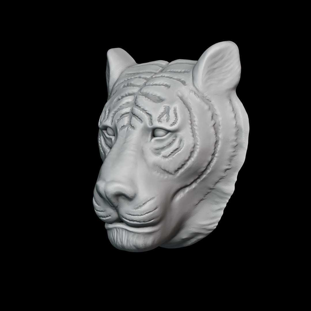3D Model Tiger Decor - TurboSquid 1812597