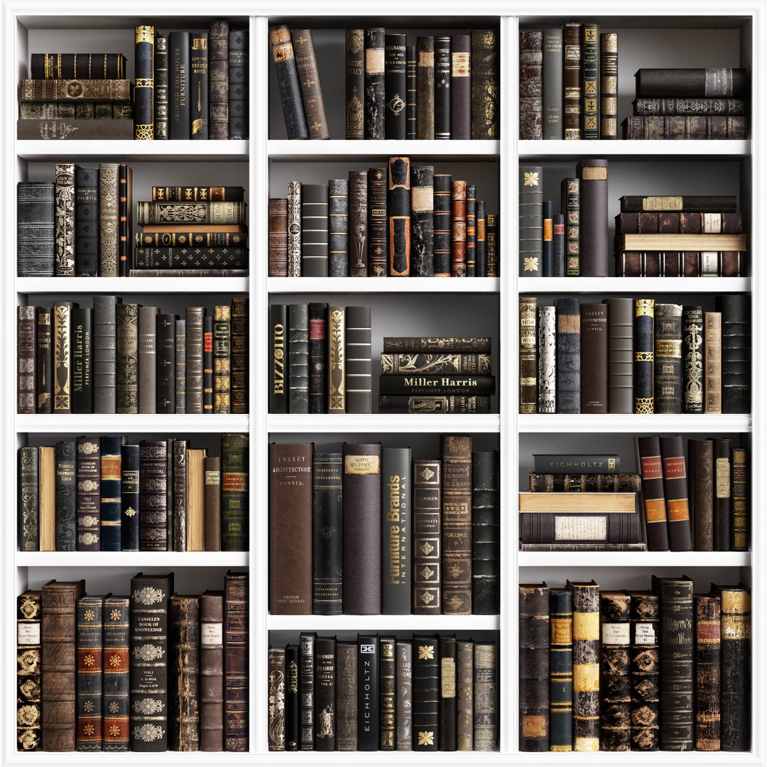 3D classic books model - TurboSquid 1678487