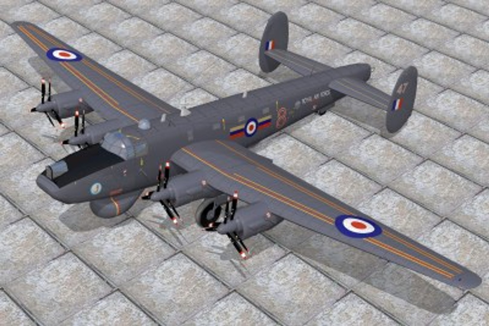 3d Avro Shackleton Aew2 Model