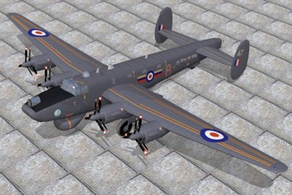 3d avro shackleton aew2 model