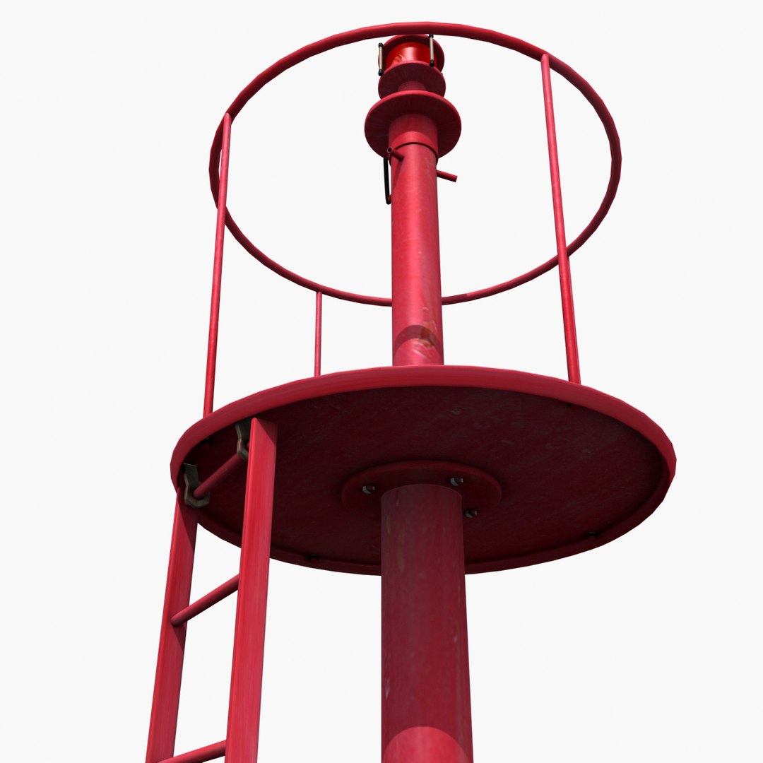 3d Harbour Beacon Model