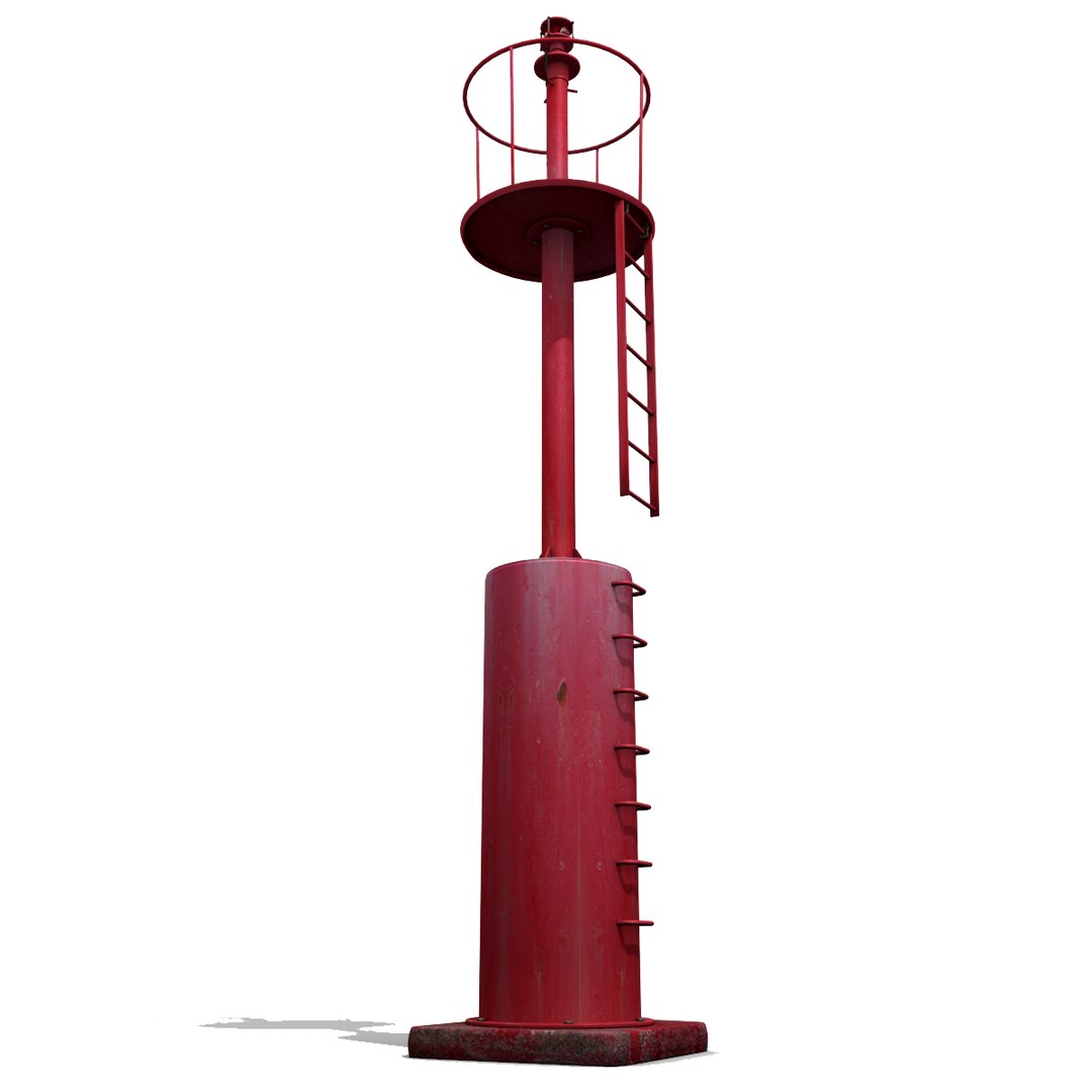 3d Harbour Beacon Model