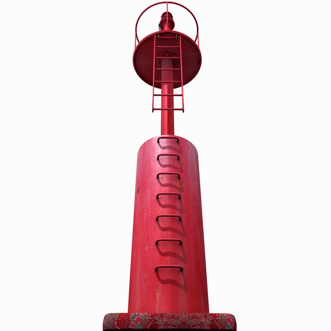 3d Harbour Beacon Model