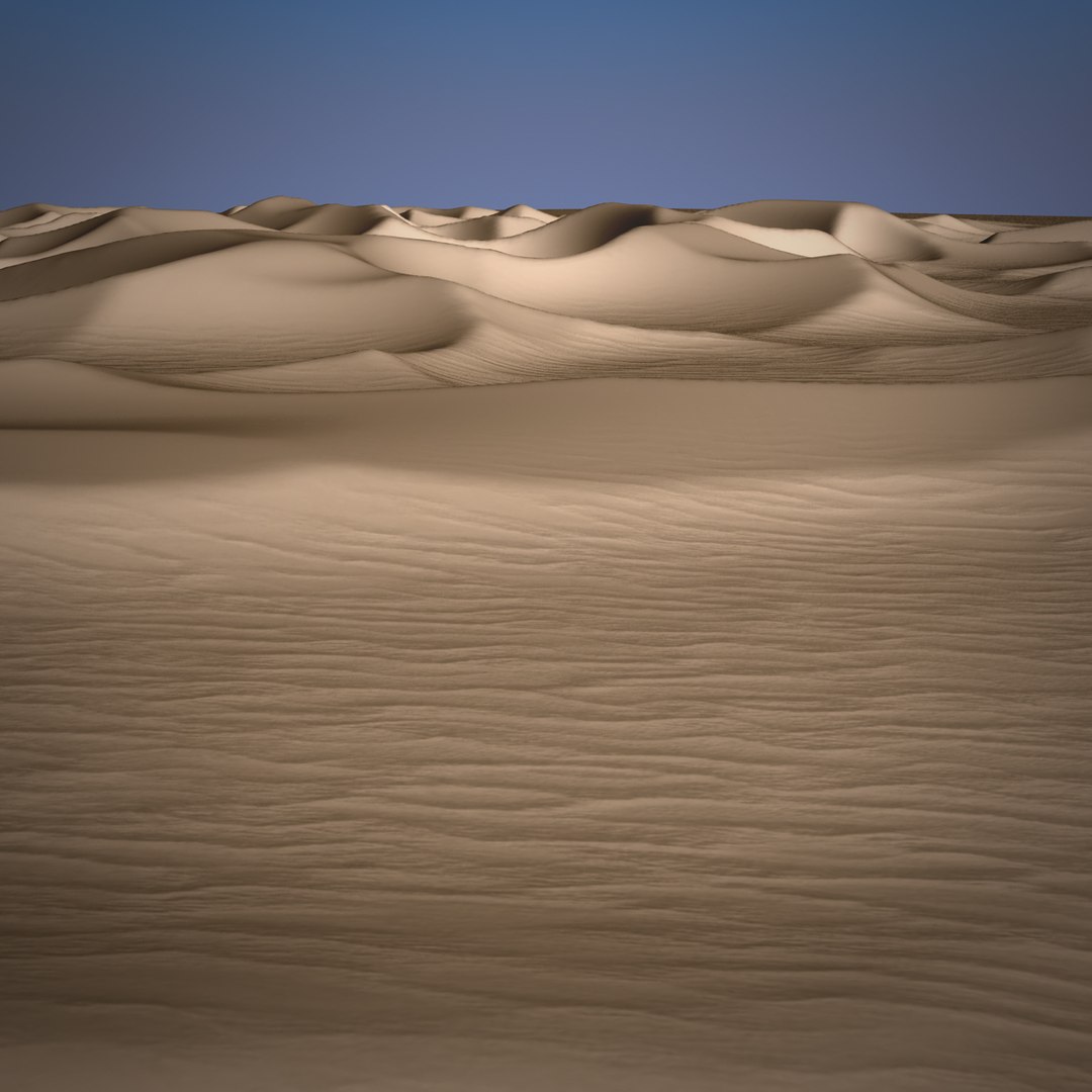 3d Model Sand Dunes