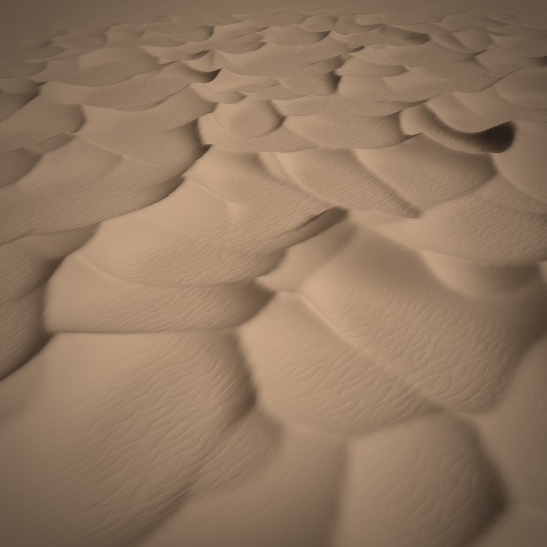 3d Model Sand Dunes
