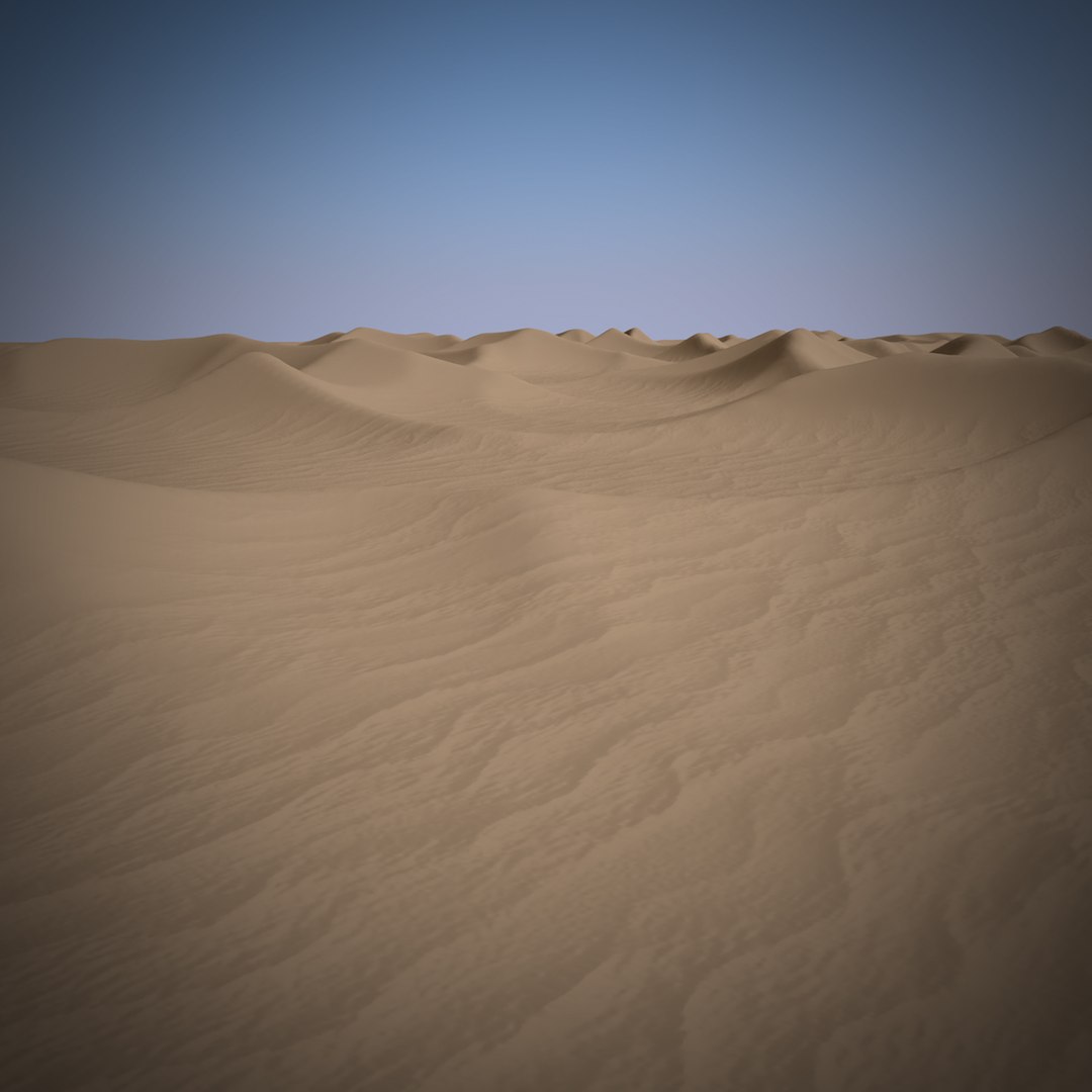 3d Model Sand Dunes