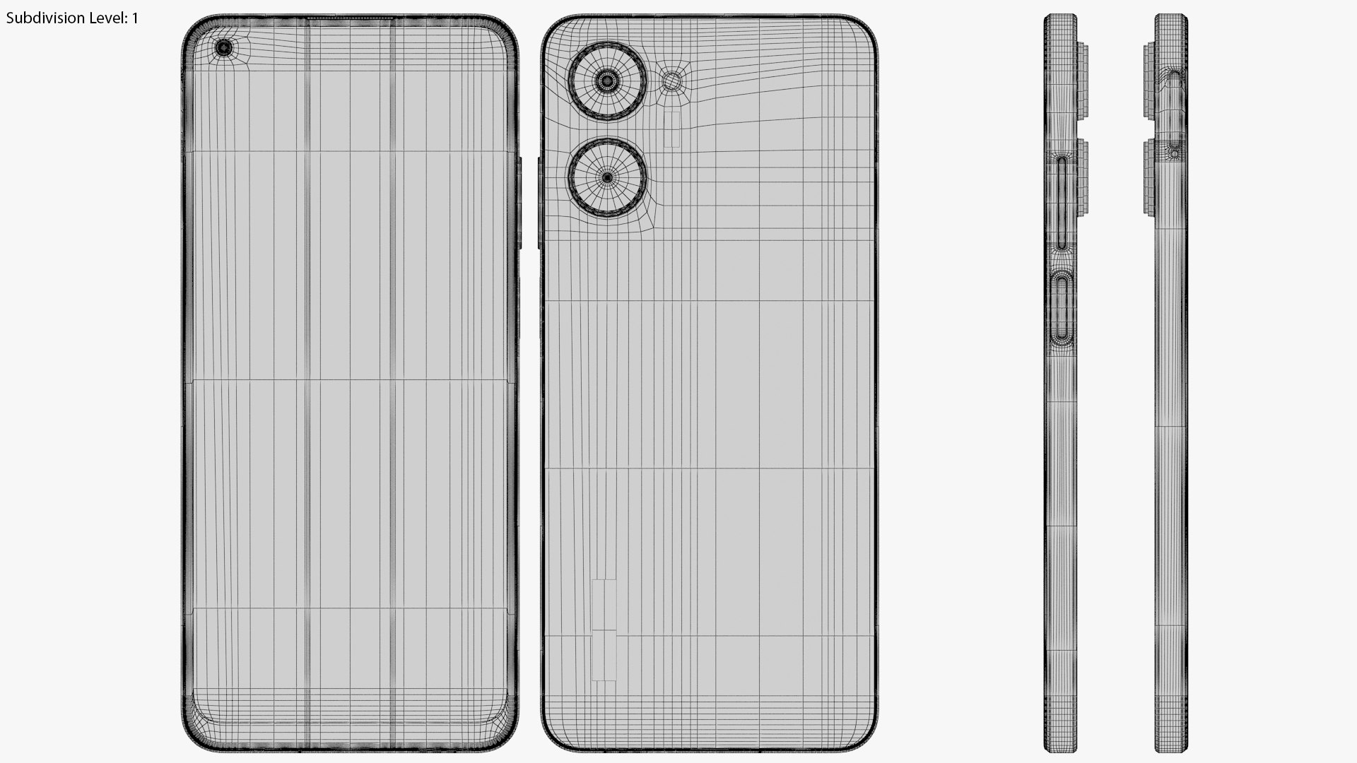 Realme 10 White and Blue model - TurboSquid 2070081