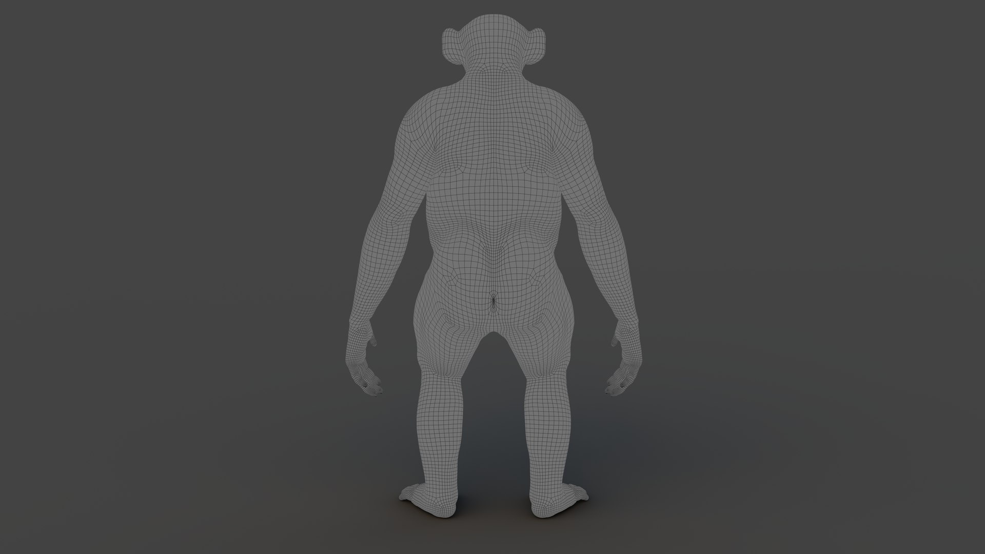 3D Chimp Rig UNREAL Project - TurboSquid 2314621