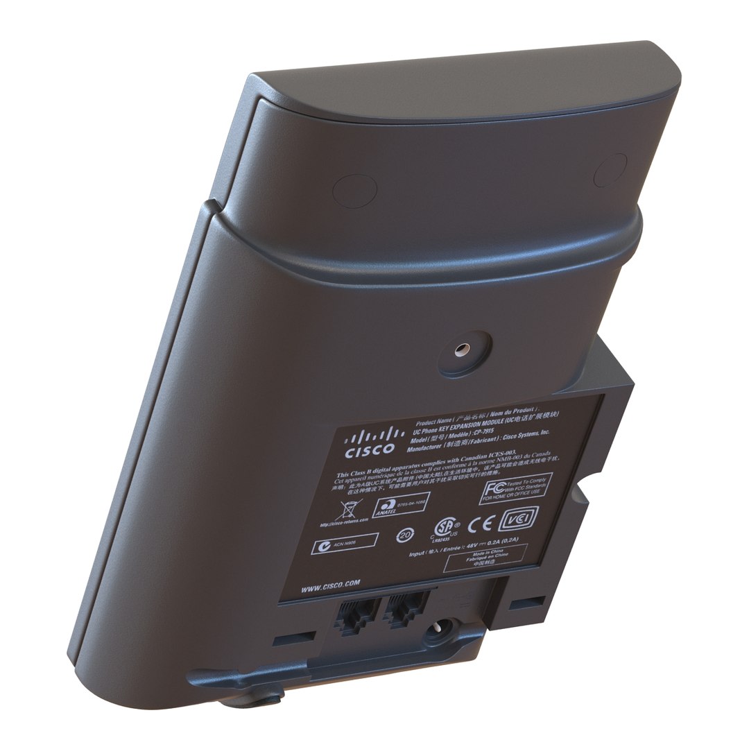 3d Model Of Cisco 7915 Expansion Module