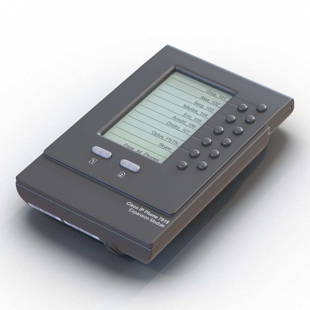 3d model of cisco 7915 expansion module