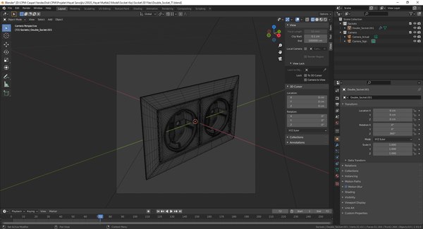 Socket blender cycles 3D model - TurboSquid 1629343