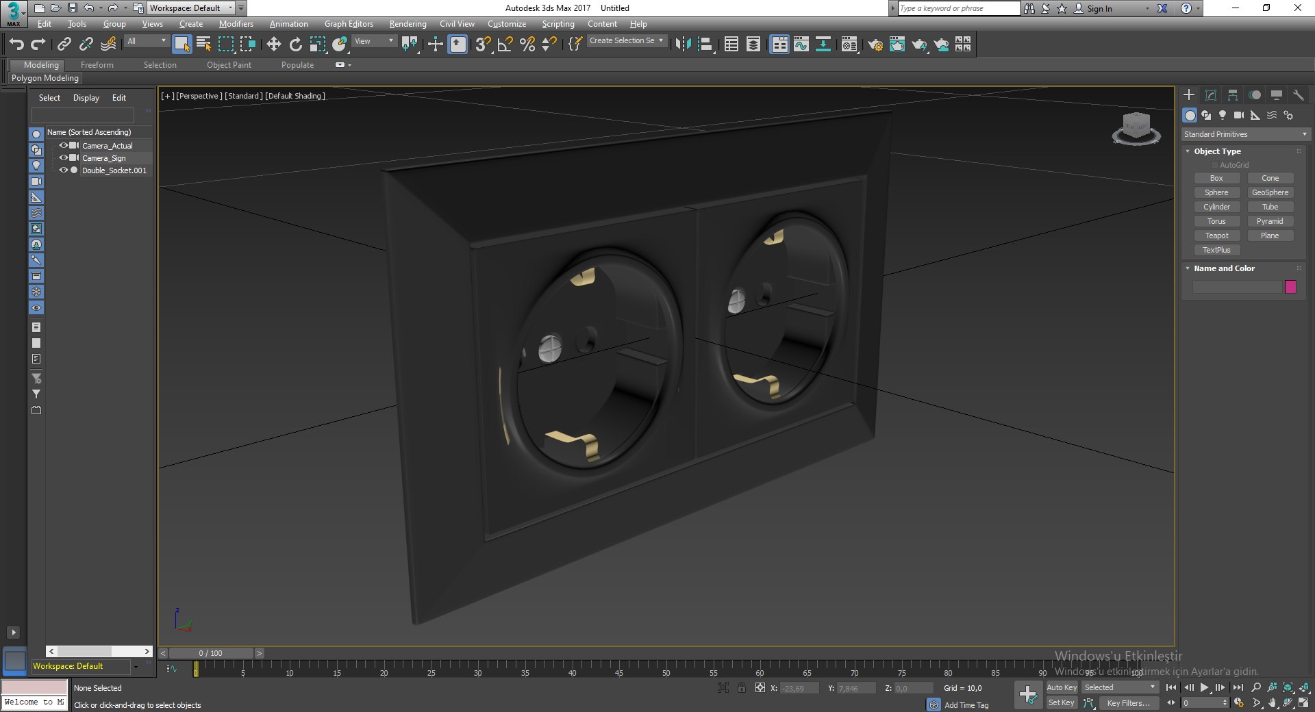 Socket Blender Cycles 3D Model - TurboSquid 1629343