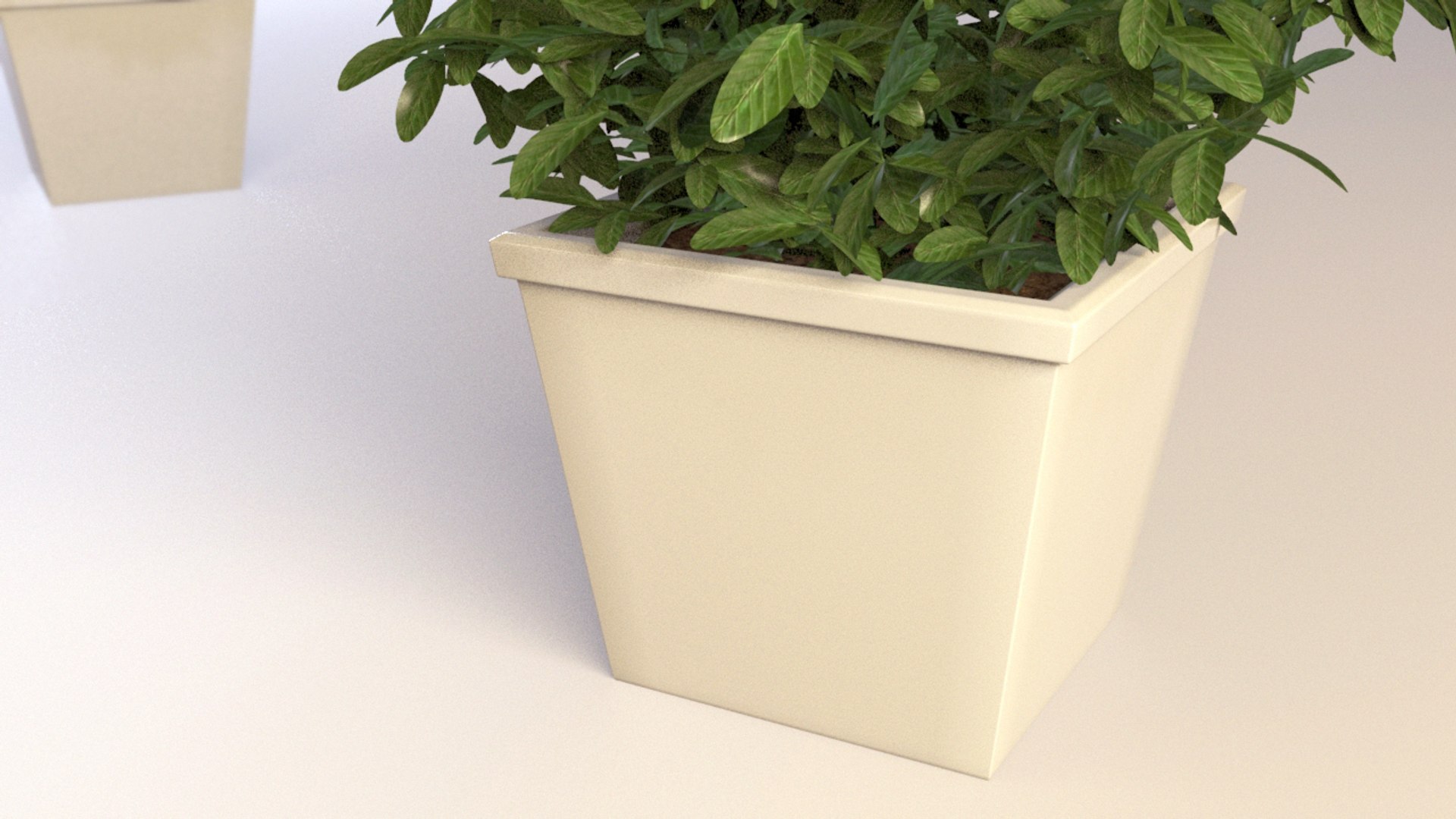 3d plant pot model