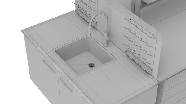 3D laboratory table model - TurboSquid 1556217