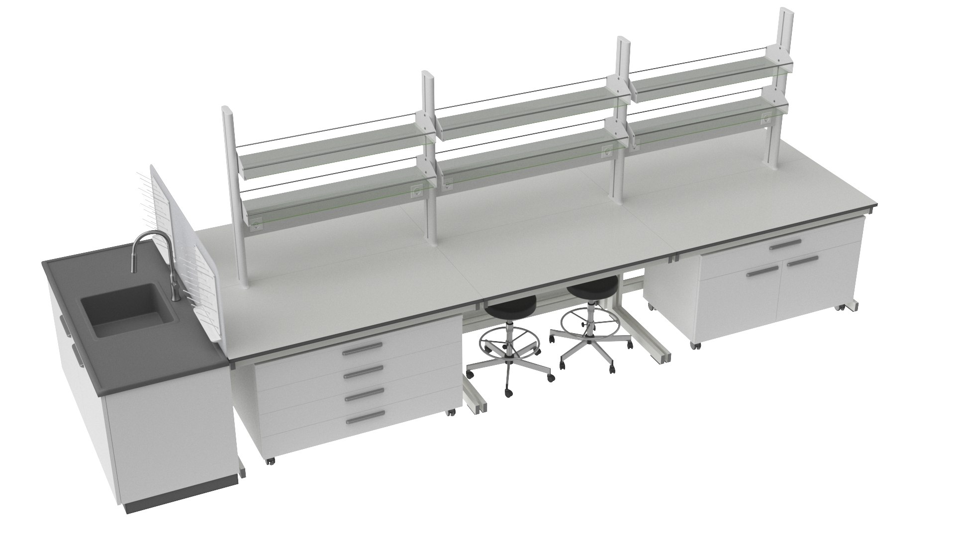 3D Laboratory Table Model - TurboSquid 1556217