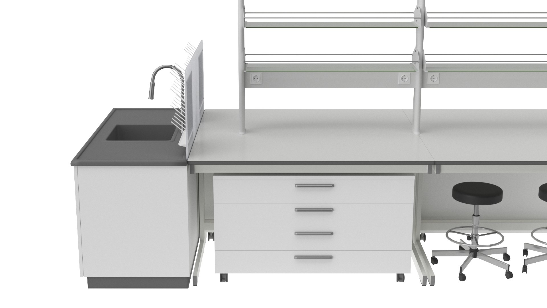 3D Laboratory Table Model - TurboSquid 1556217
