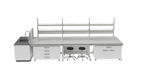3D laboratory table model - TurboSquid 1556217
