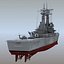 Uss Arkansas Cgn-41 Sh-60 3d Model