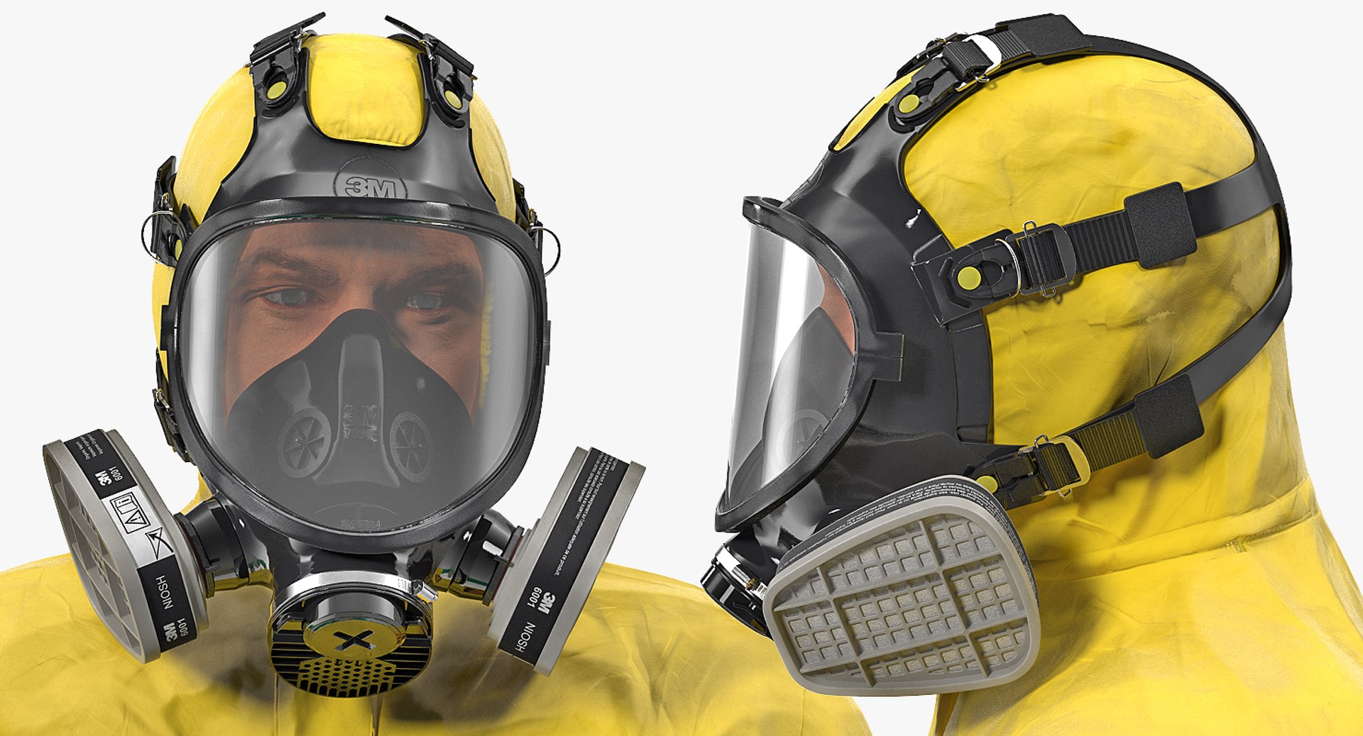 3D hazardous materials worker - TurboSquid 1406436