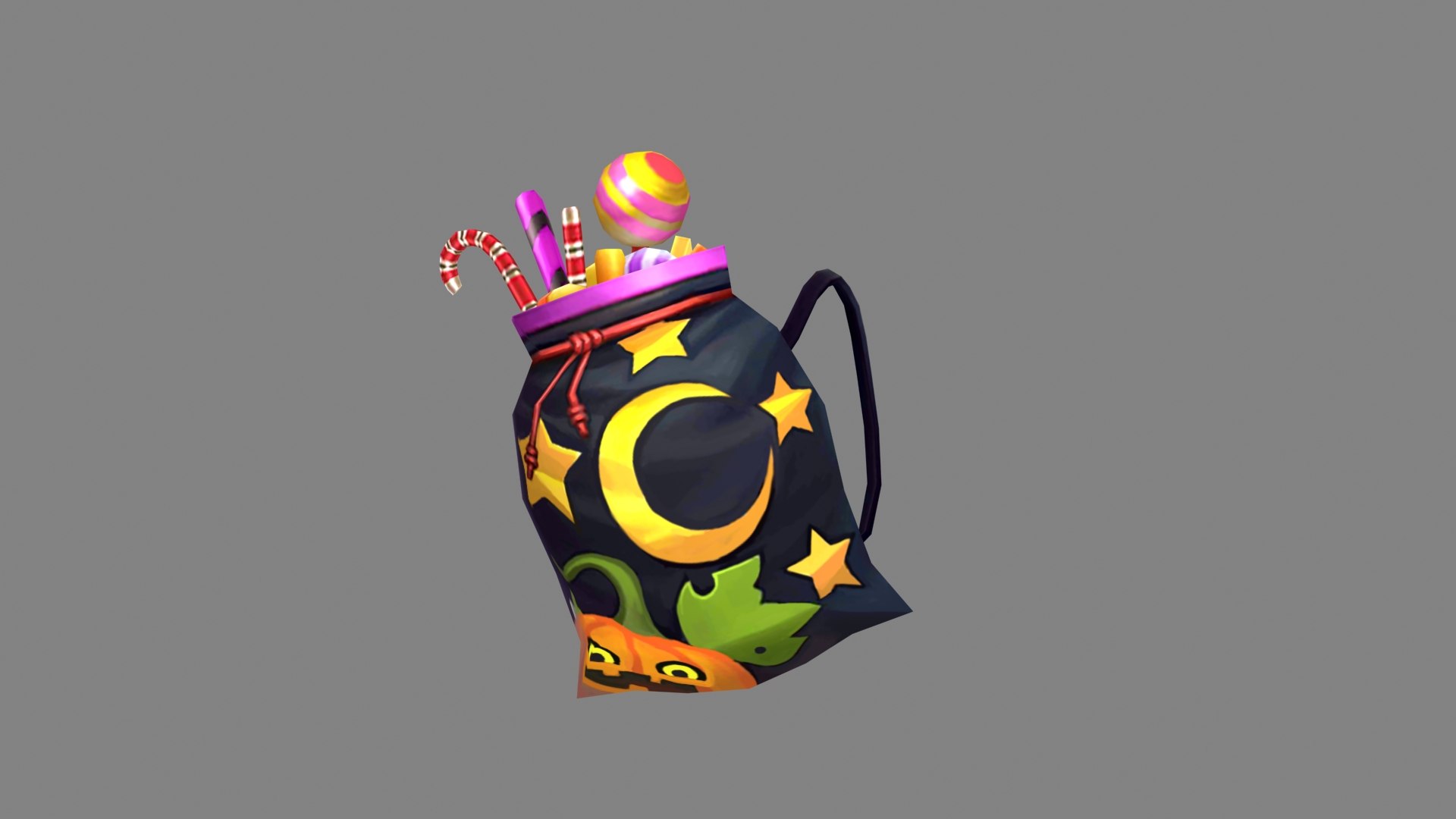 Cartoon halloween backpack - gift bag 3D - TurboSquid 1952545