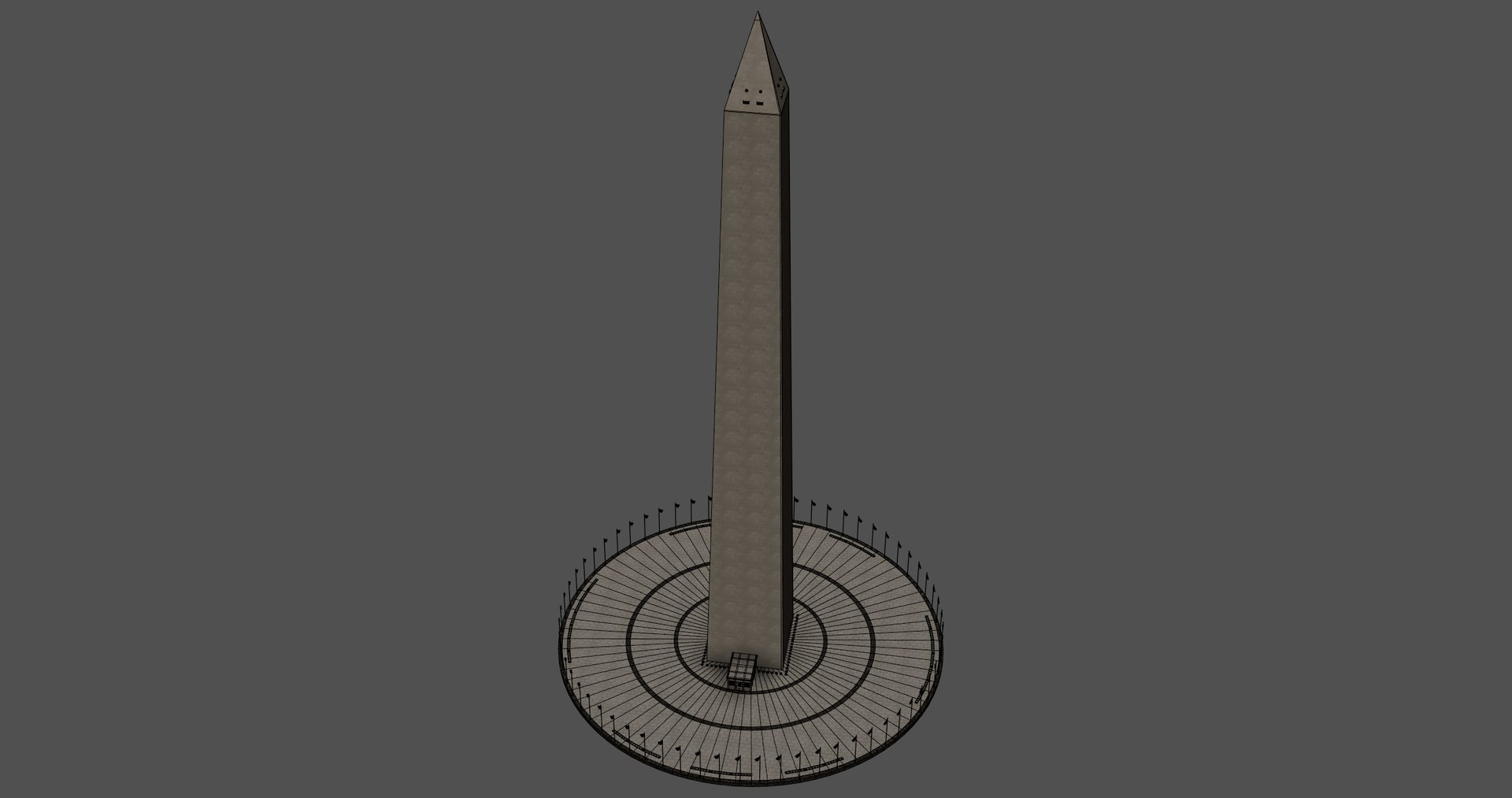Washington Monument 3D Model - TurboSquid 2357125