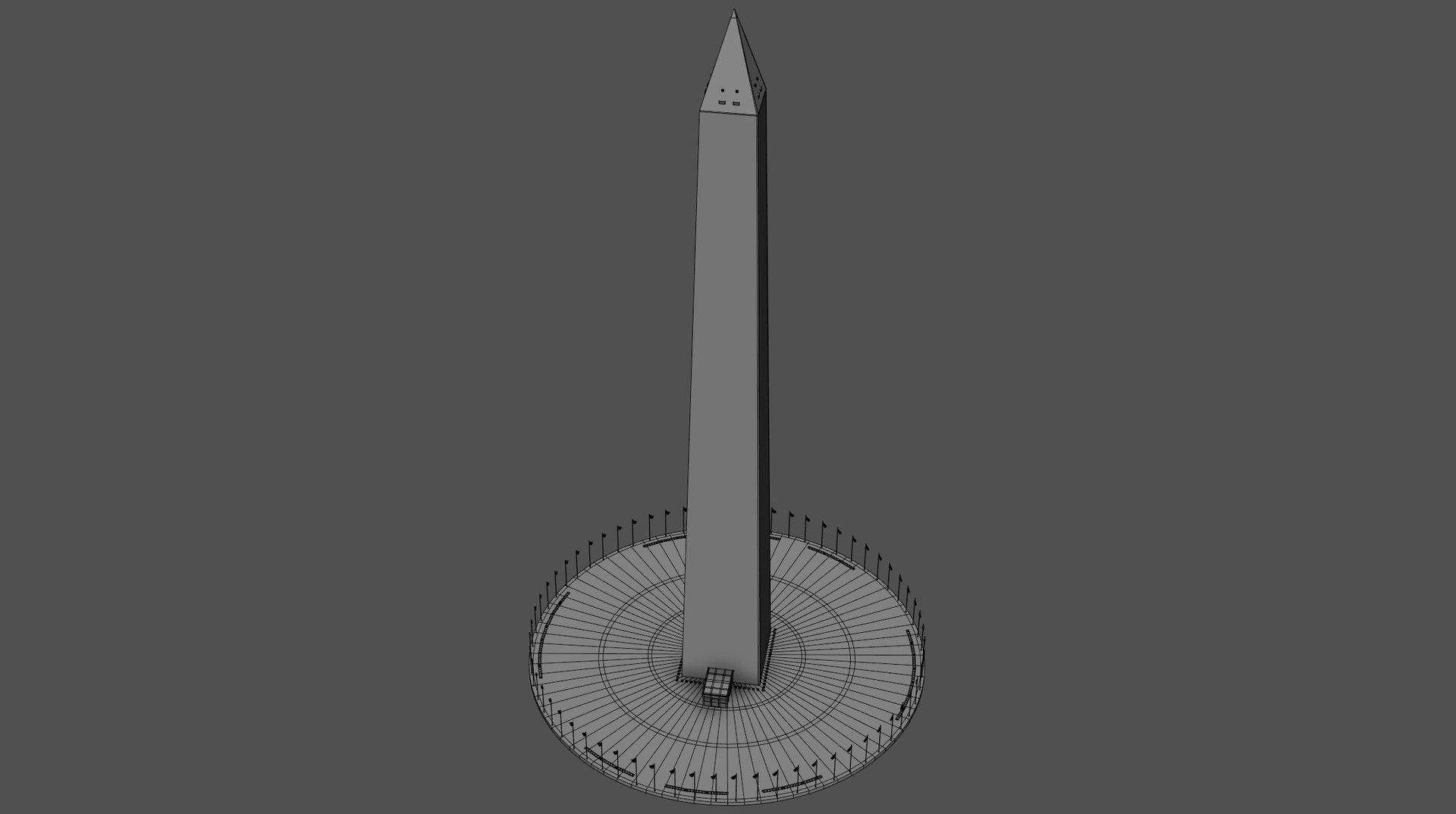 Washington Monument 3D Model - TurboSquid 2357125