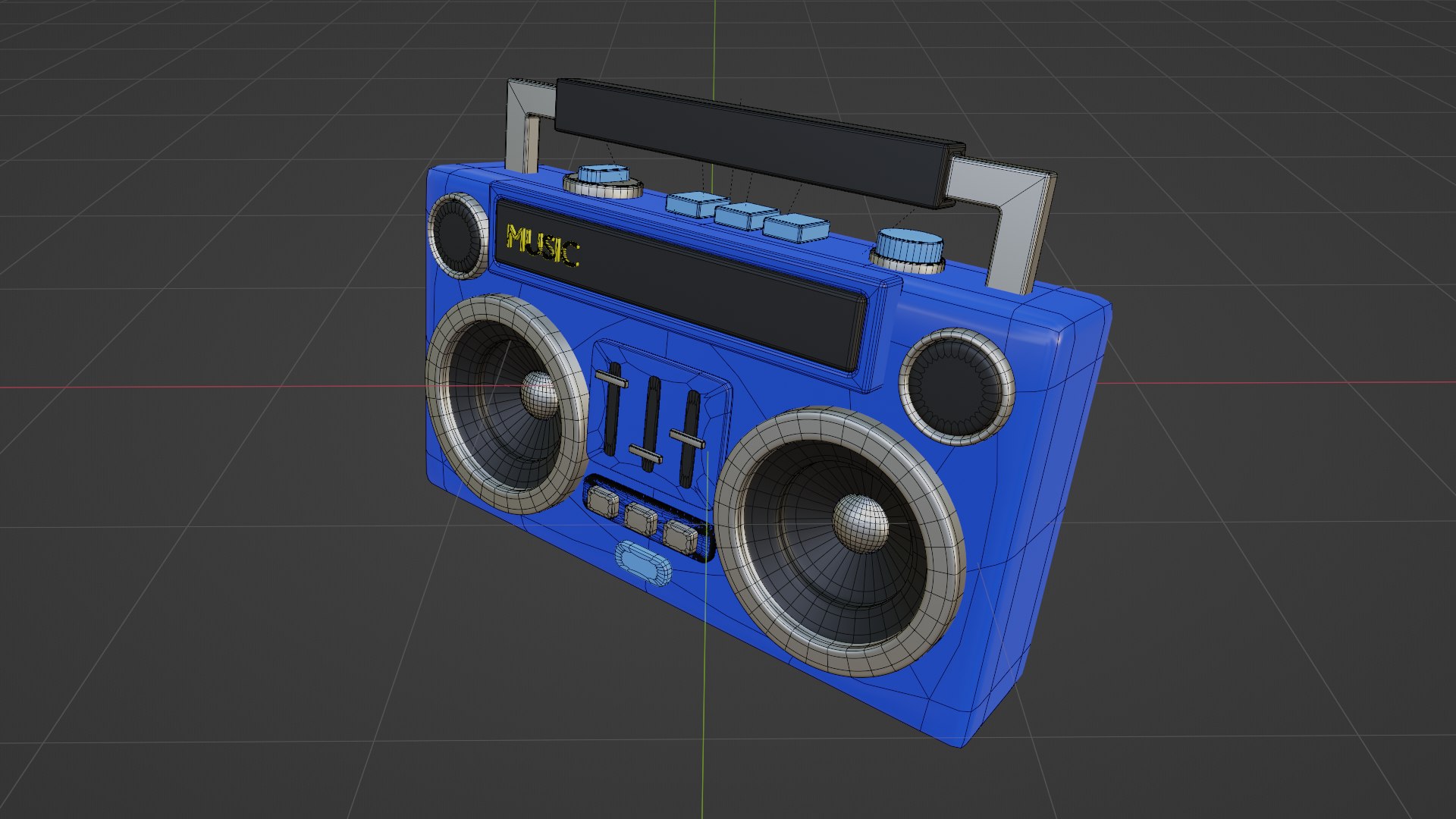 3D Boombox Model - TurboSquid 2103268