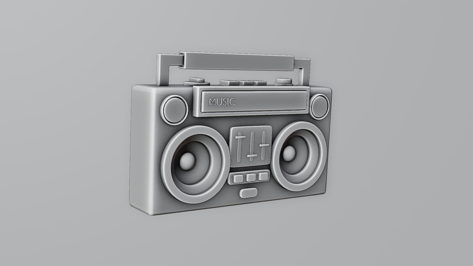 3D Boombox model - TurboSquid 2103268