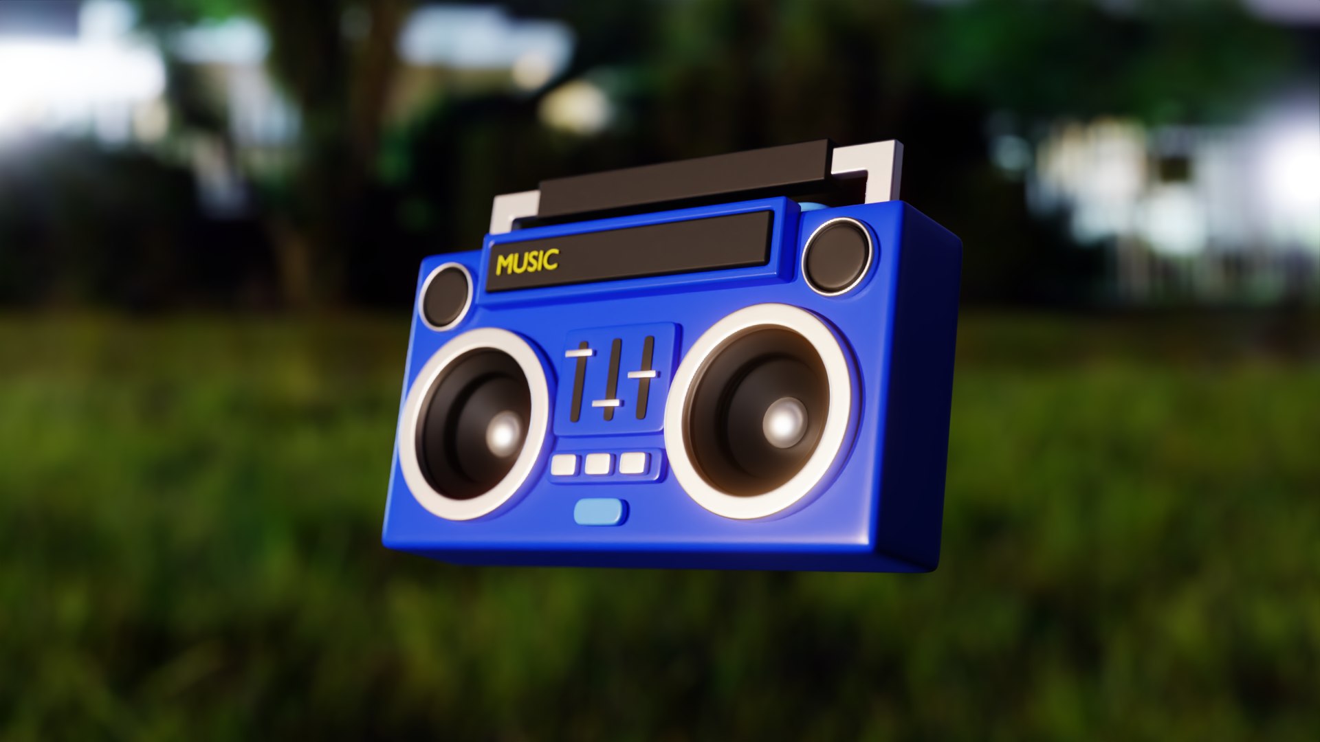 3D Boombox Model - TurboSquid 2103268