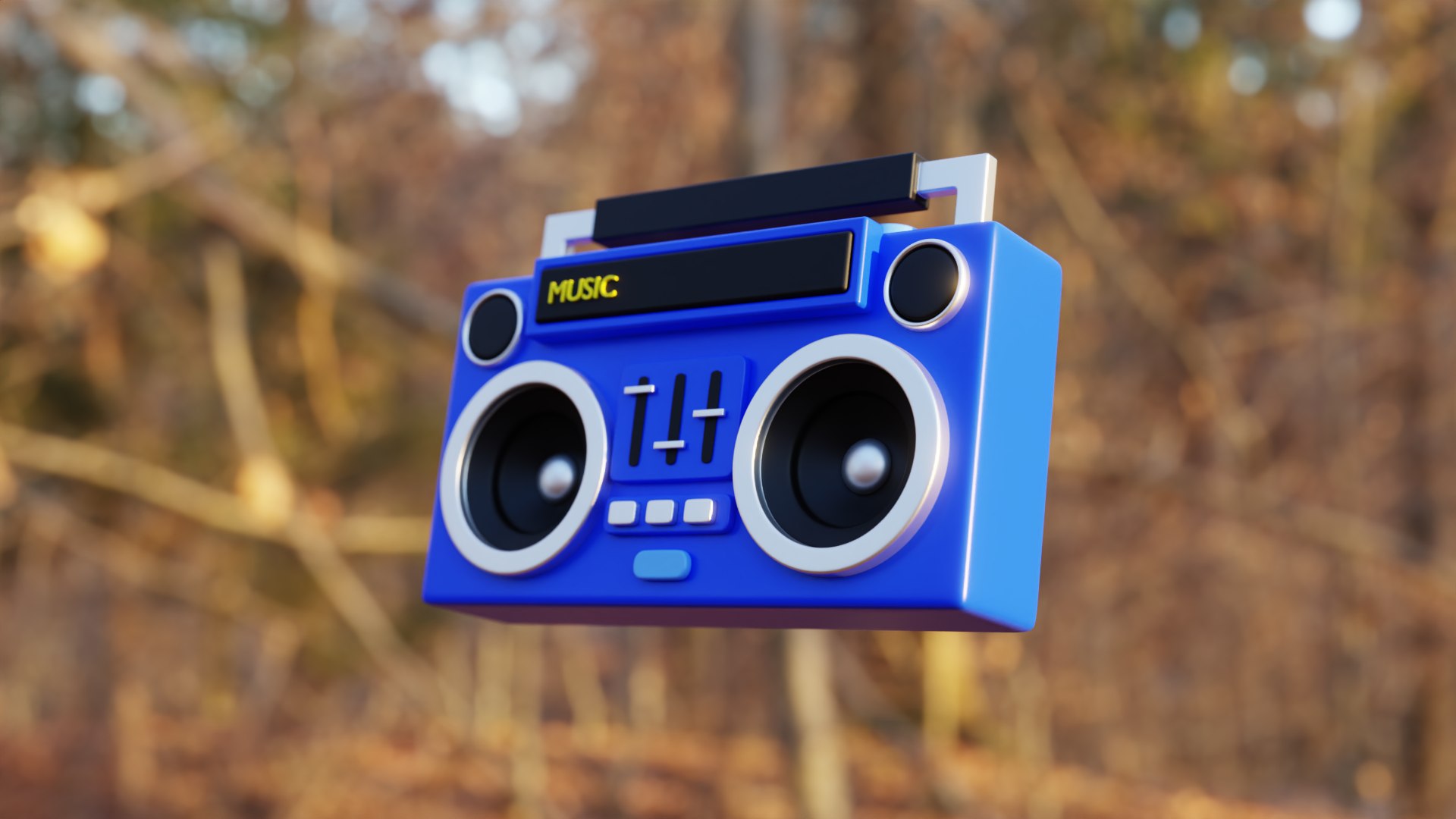 3D Boombox Model - TurboSquid 2103268