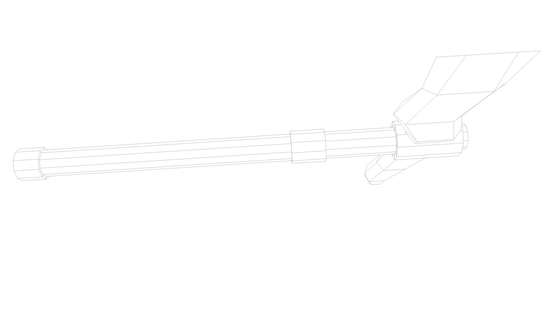 3D Sci-fi Dagger - TurboSquid 2346842