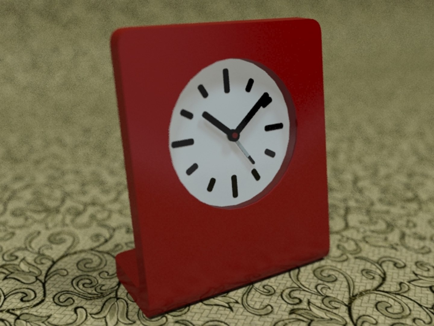 Table Clock 3d Max