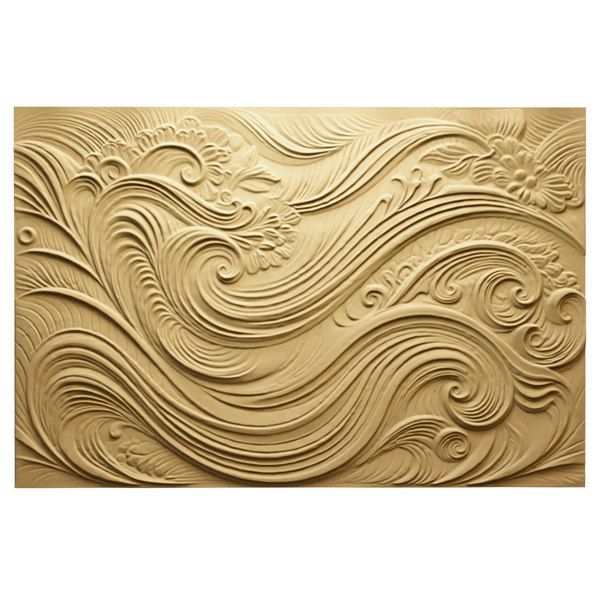modernes Panel-Wanddekor-Set Relief STL Wandbild CNC 164 3D-Modell ...