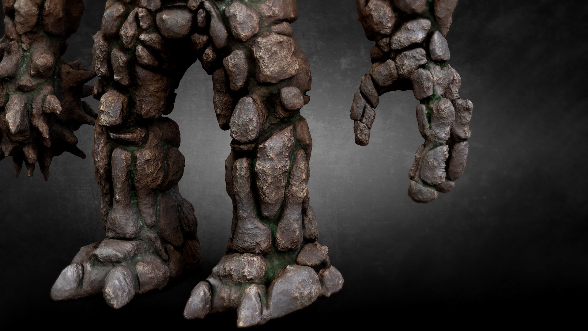 Rock Elemental Golem 3D Model - TurboSquid 2072691