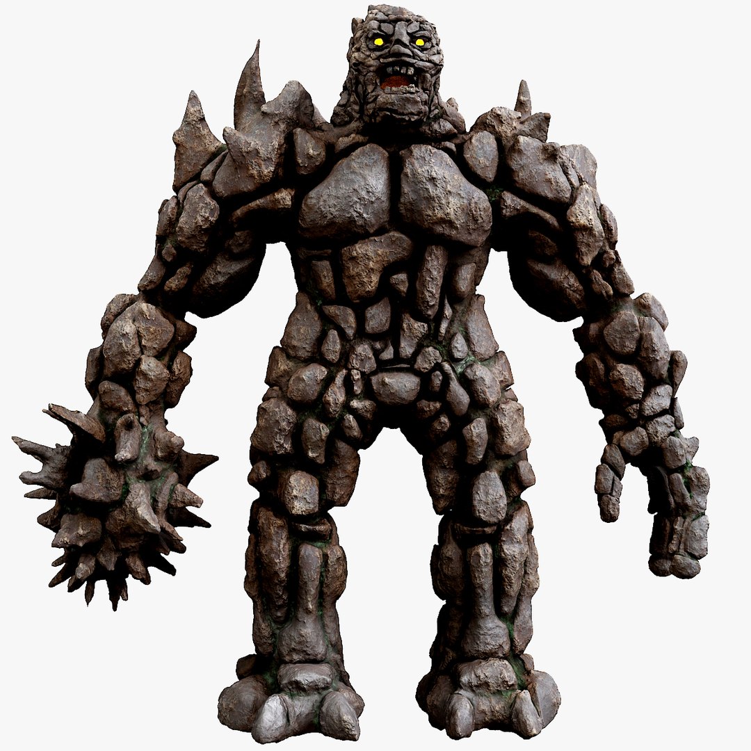 Rock Elemental Golem 3D model - TurboSquid 2072691