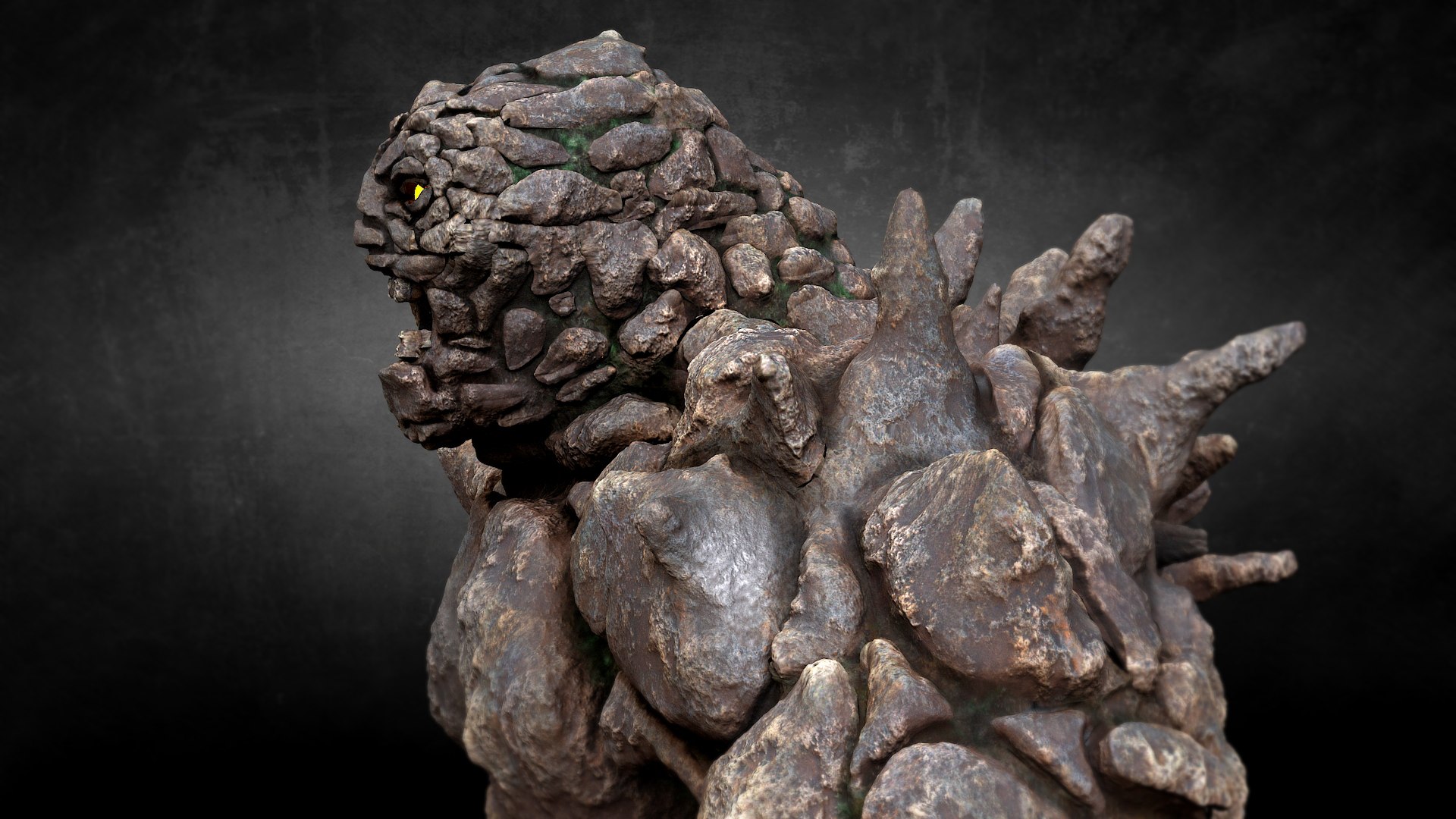 Rock Elemental Golem 3D Model - TurboSquid 2072691
