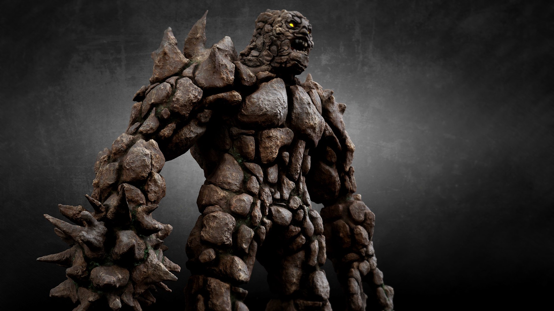 Rock Elemental Golem 3D Model - TurboSquid 2072691