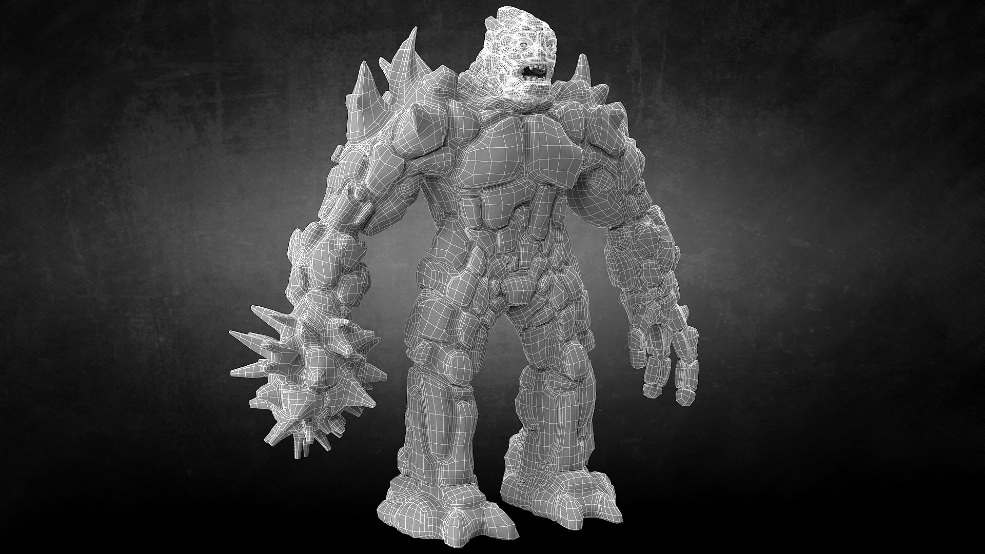 Rock Elemental Golem 3D Model - TurboSquid 2072691