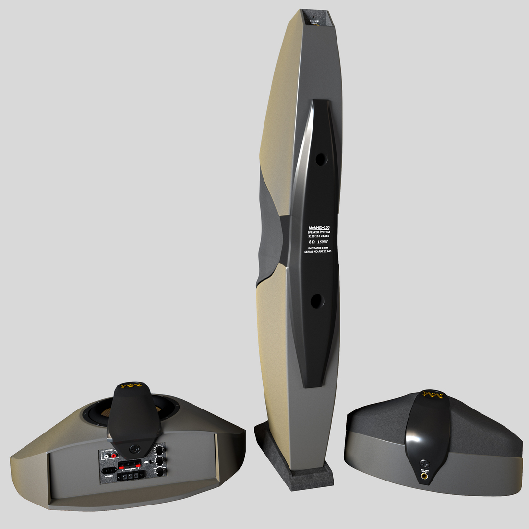 3D loudspeaker - TurboSquid 1558278