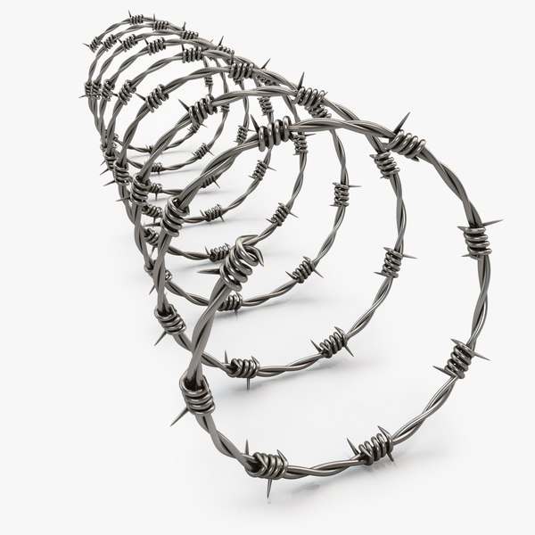 3d razor wire model