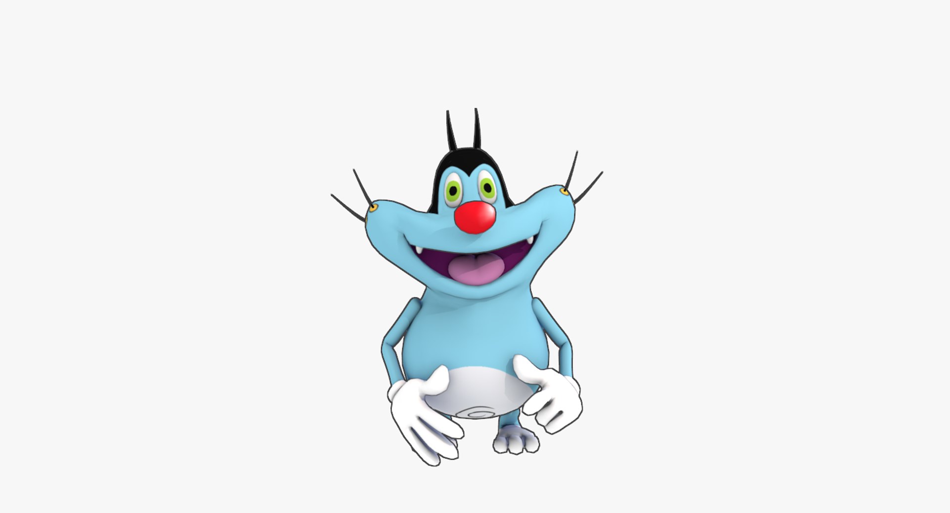 3D Oggy Cockroaches Cartoons Model - TurboSquid 1234138