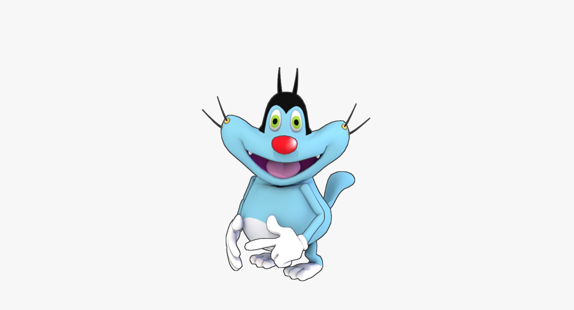 3D Oggy Cockroaches Cartoons Model - TurboSquid 1234138