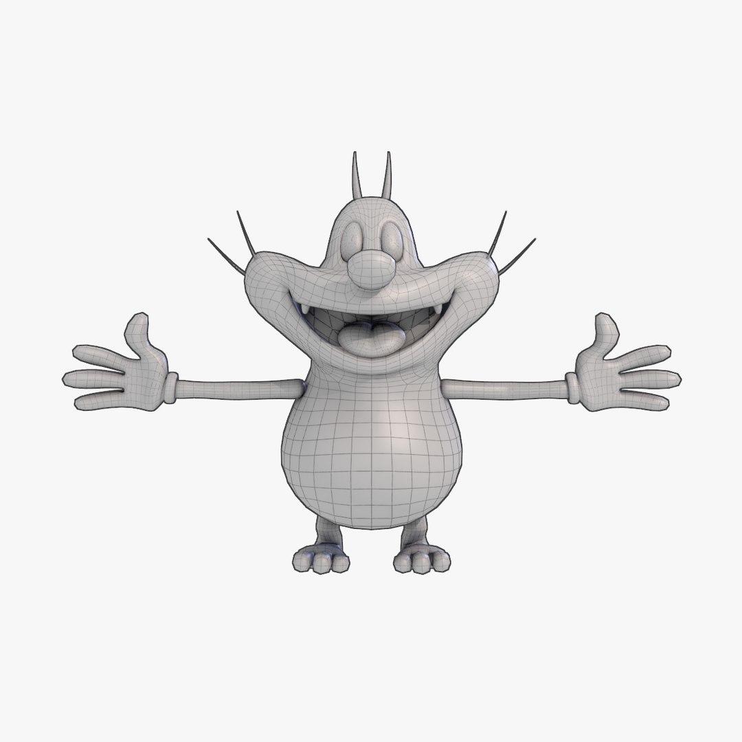 3D Oggy Cockroaches Cartoons Model - TurboSquid 1234138