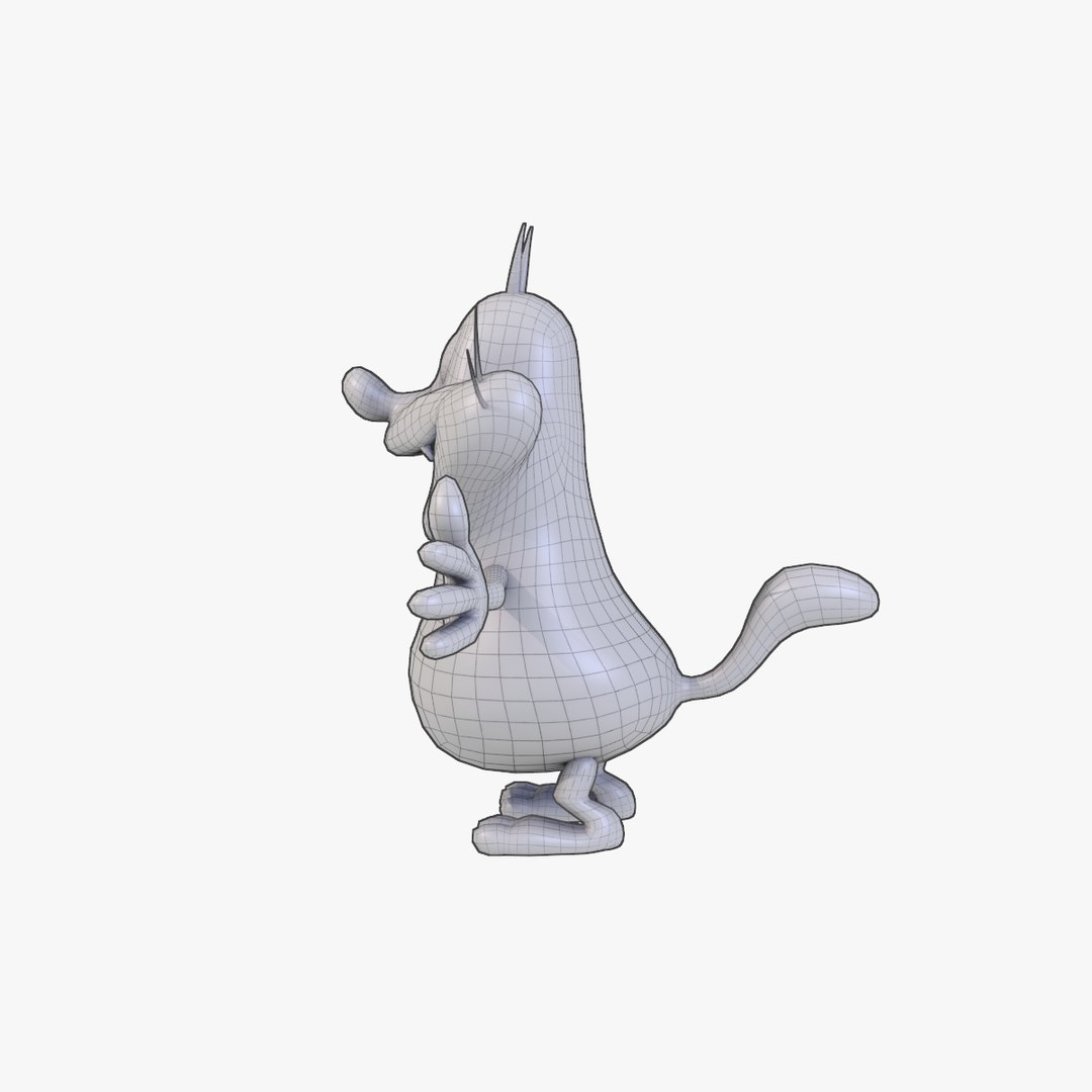 3D Oggy Cockroaches Cartoons Model - TurboSquid 1234138