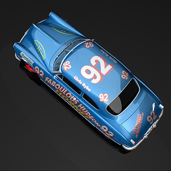 faboulous hudson hornet 3d model