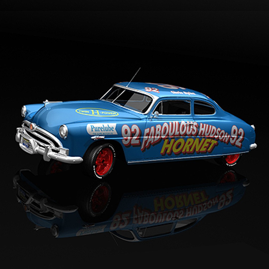 Faboulous Hudson Hornet 3d Model