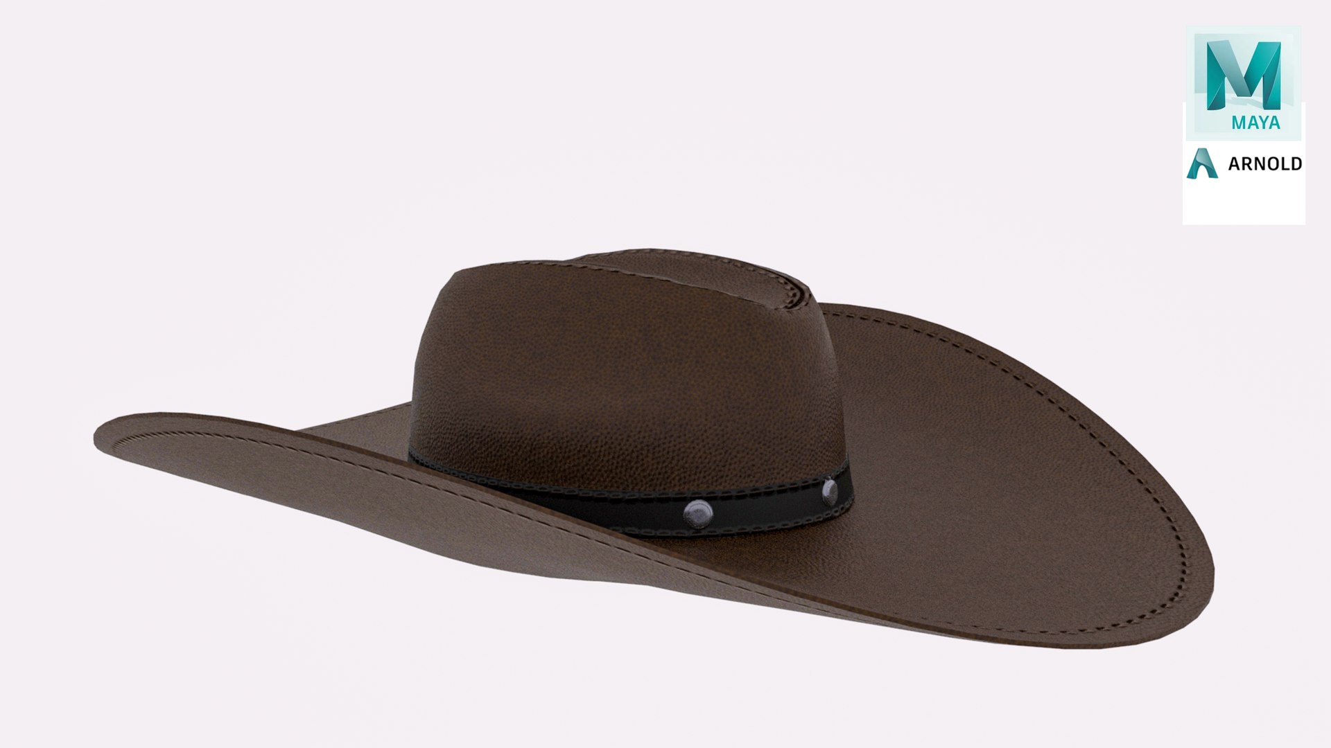 Cowboy Hat Bundle PBR 3D Model - TurboSquid 2272571