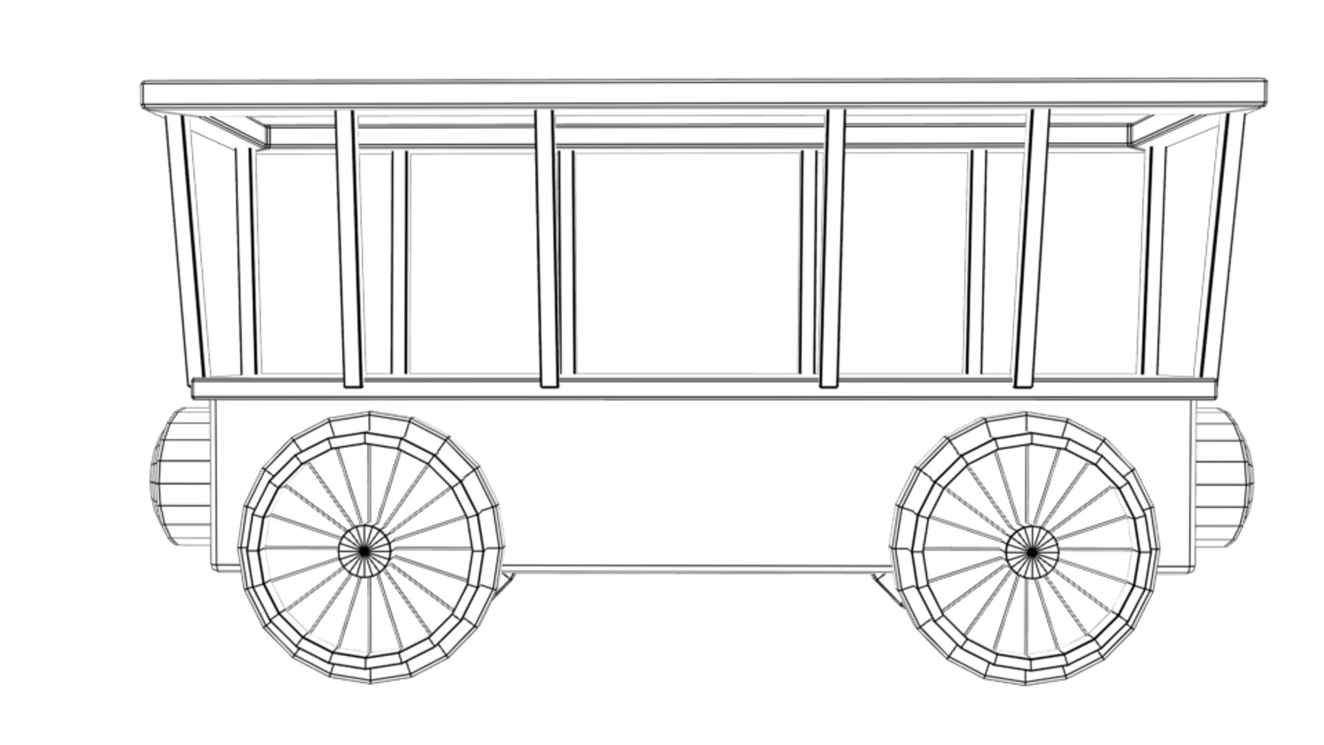 3D Toy Train Cage - TurboSquid 1471047