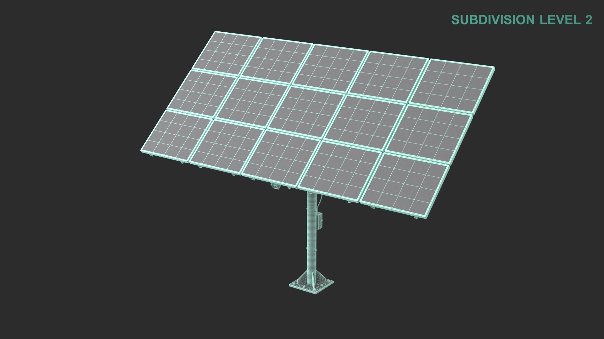 Solar Panel 3D Model - TurboSquid 2202154