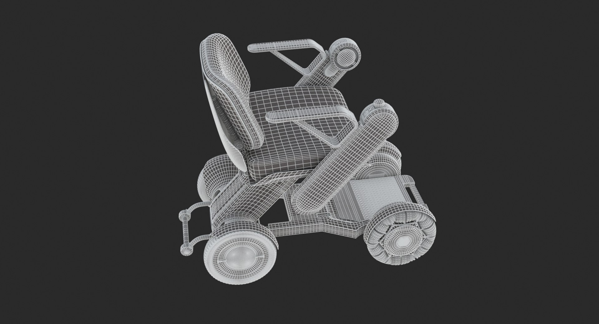 Chair Power Wheel 3D Model - TurboSquid 1365684
